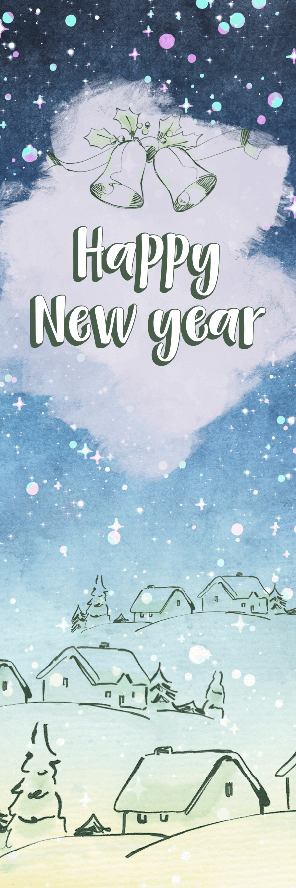 A Cozy Gift: Download Your Double-Sided New Year's Bookmark